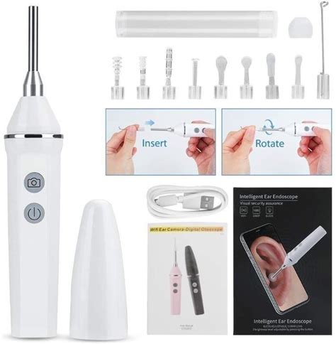 Otoscope Microscope Digital Usb Camera Ear Endoscope Ear Cleaner Camera Wireless 720p Hd Earwax