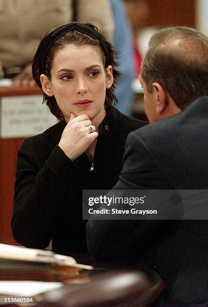 Winona Ryder Court Photos And Premium High Res Pictures Getty Images
