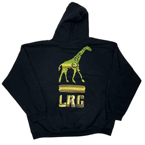 Vintage Lrg Lifted Research Group Xxl Black Hoodie Depop