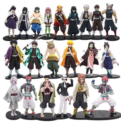 Anime Demon Slayer Figure Kamado Tanjirou Nezuko Action Figures Pvc