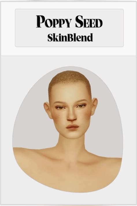 Poppy Seed Skinblend The Sims 4 Skin Sims 4 Body Mods Sims 4 Cc Skin