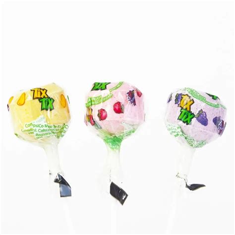 Paleta Sonric´s Tix Tix Sabor Acido 30 Pzas Dulce Mexicano Meses Sin