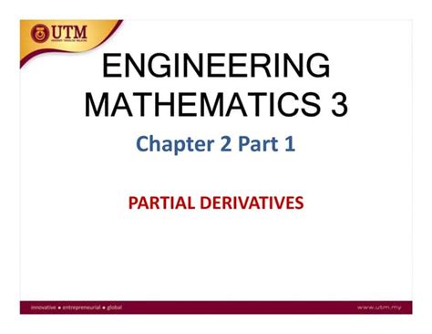 Engineering Maths Chapter 2 Partial Derivativespdf