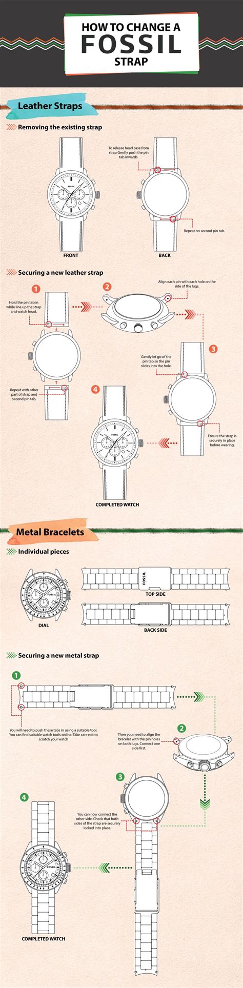 How To Adjust Fossil Watch Band Lupon Gov Ph