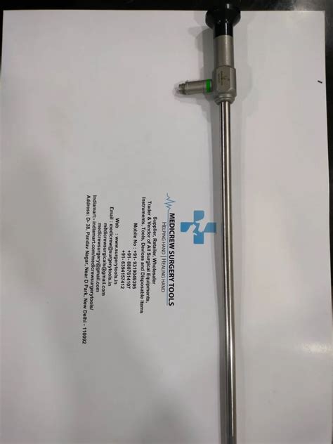 Insufflators Stainless Steel Laproscopy Scope 10mm 0 Degree Germany