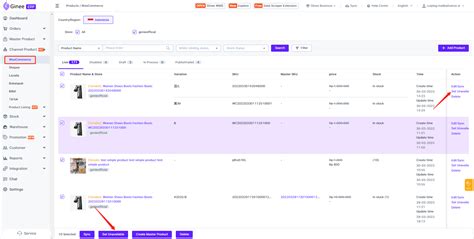 woocommerce products management add edit activate deactivate and delete products ginee
