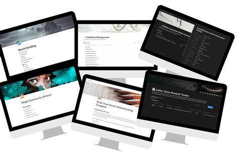 Notion Templates Bundle For Writers — Funny Face Fiction