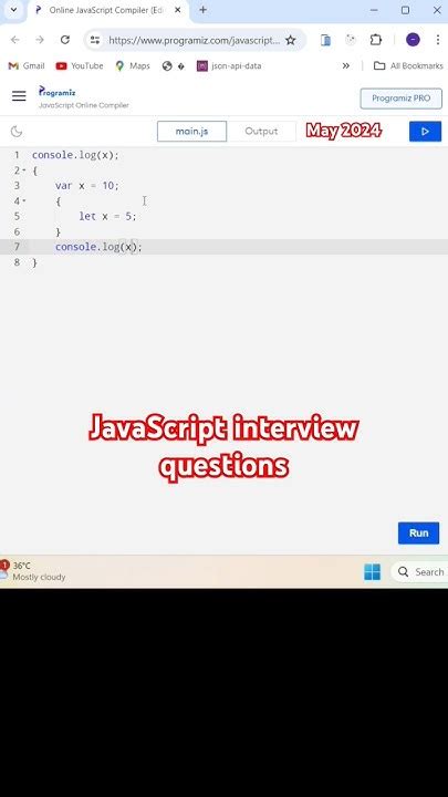 Javascript Interview Questions Softwareengineer Javascript Coding Interview Question Youtube