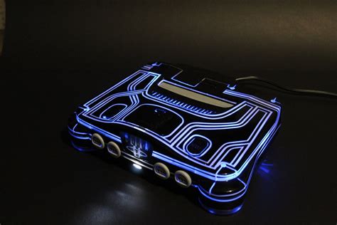 Custom Video Game Consoles RGB Light Modification Hand Painted Etsy