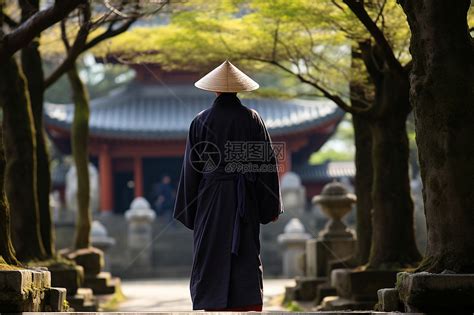 寺庙的僧人高清图片下载 正版图片600798128 摄图网