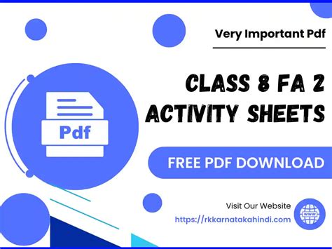 Class 8 Fa Two Activity Sheets Very Important Pdf Download