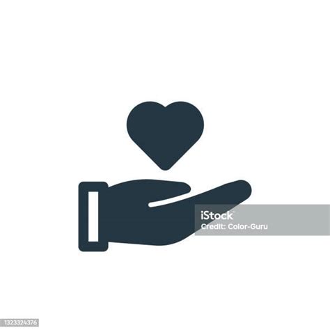 선물 아이콘 웹 사이트 디자인 및 모바일 앱 개발 인쇄를위한 글리프 선물 아이콘 흰색 배경에 고립 된 채워진 발렌타인 데이 글리프 아이콘 컬렉션에서 선물 아이콘 걸친 의상에