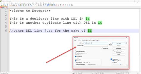 How To Remove Duplicates In Notepad