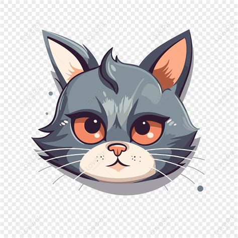 고양이 수염 벡터클립 아트만화상표 Png 일러스트 무료 다운로드 Lovepik