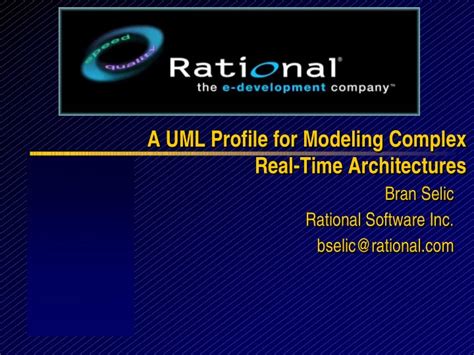 Ppt A Uml Profile For Modeling Complex A Uml Profile For Modeling Powerpoint Presentation
