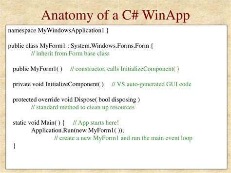 Ppt User Interface Programming In C Basics And Events Powerpoint Presentation Id