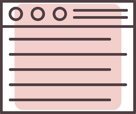 Browser Line Shape Colors Icon Vector Art At Vecteezy