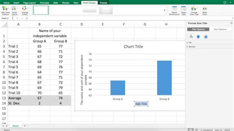Bar Chart Tutorial Excel For Mac 15 24 With Custom Error Bars Youtube