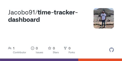 Github Jacobo Time Tracker Dashboard