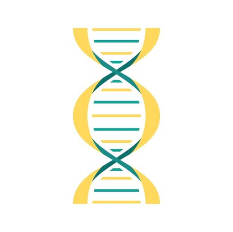 Premium Vector Dna Molecule Icon Isolated Vector Genetic Code