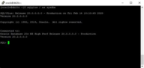 Oracle Database 20c Documentation And Cloud Availability