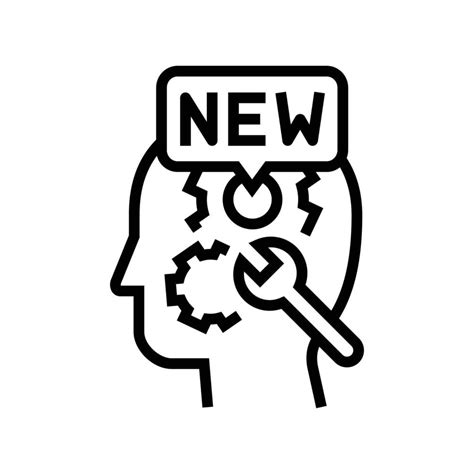 Develop New Skills Business Line Icon Vector Illustration 20376683 Vector Art At Vecteezy