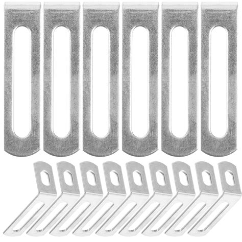 20 Pcs Corner Bracket Slotted Right Angle Code Reliable Brackets 5x2