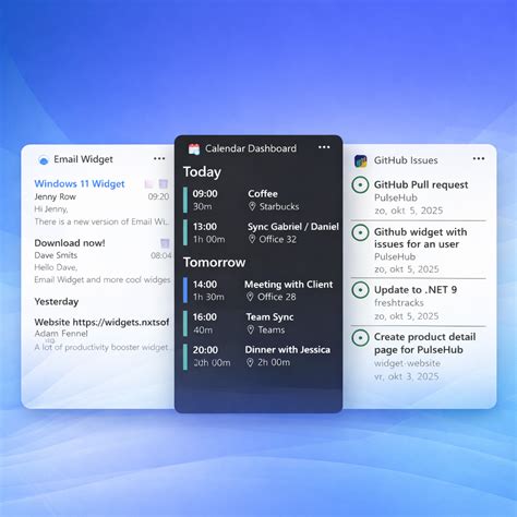 Widgets For Windows