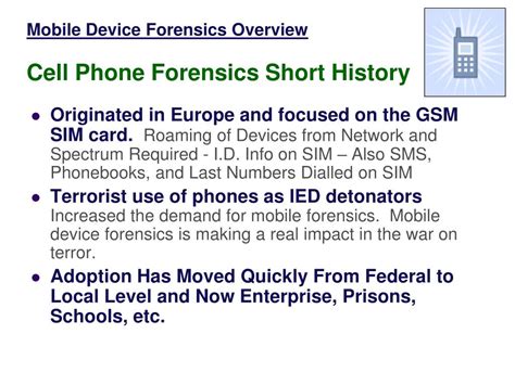Ppt Mobile Device Forensics An Overview Powerpoint Presentation Free