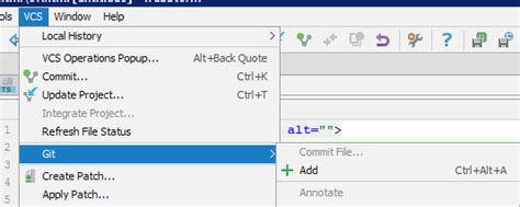 My Ctrl Alt A Has Stopped Working And There Is No Git Add Option In Keymap Ides
