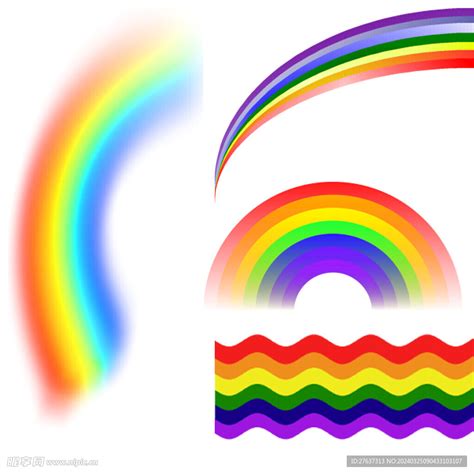 彩虹设计图 自然风光 自然景观 设计图库 昵图网