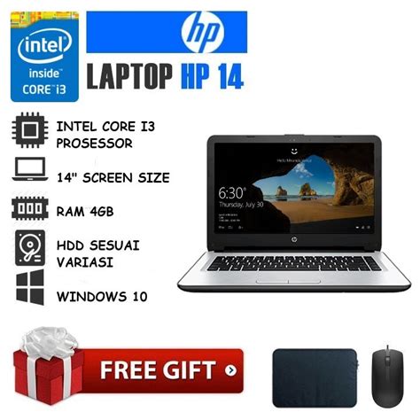 Jual Laptop Hp Intel Core I Ram Gb Ssd Gb Windows Shopee Indonesia