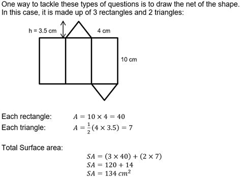 Revise Surface Area With Nets GCSE Maths Foundation