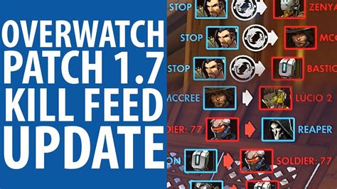 Overwatch Patch 17 Kill Feed Update Youtube