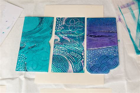 Polystyrene Tile Printing On Paper And Fabric — Kate Watkins Artist