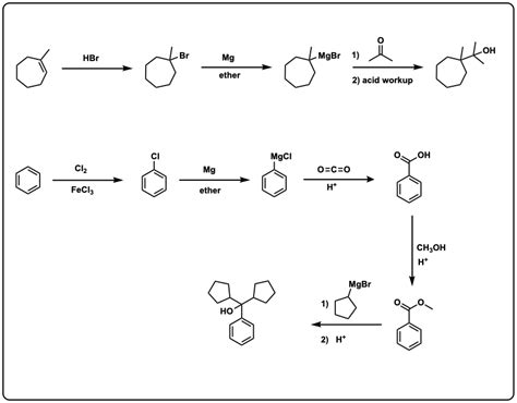 Grignard Practice Problems Synthesis 1 Master Organic Chemistry