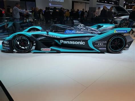 Blue Race Car On Display