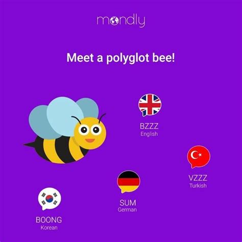 Bee Sounds In Different Languages Like And Comment With The Bee Sound In