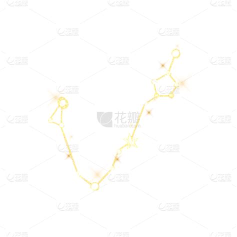 手绘 简约十二星座贴纸 双鱼座