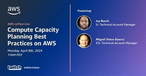 aws re post live compute capacity planning best practices on aws