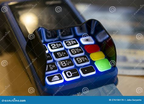 An Edc Machine Or Electronic Data Capture Machine Selected Focus Stock