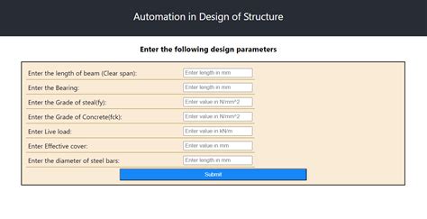 Github Igoswamik Designautomation Application To Perform Beam And Column Design