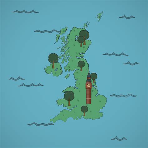 Free Map Of Uk Templates Editable And Printable