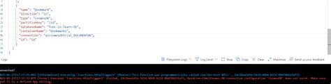 Cosmos Db Connection Configuration Cosmosdb Does Not Exist Make Sure That It Is A Defined App