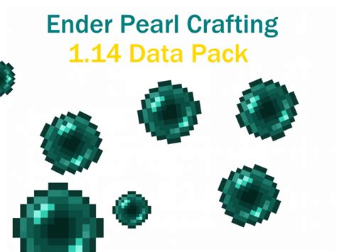 Ender Pearl Crafting 114 Data Pack Minecraft Data Pack