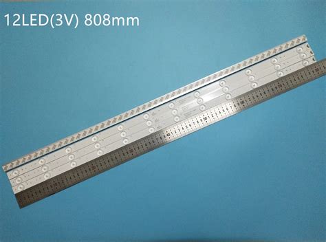 새로운 4PCS 12LED 808mm LED 백라이트 스트립 LE40B3000 LED40ME1000 LED40D12 ZC14 ...