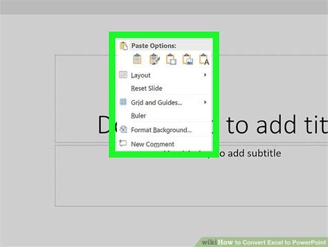 How To Convert Excel To Powerpoint With Pictures Wikihow