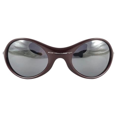 New Vintage Oakley Trenchcoat Blood Iridium Lenses 1995 Sunglasses At