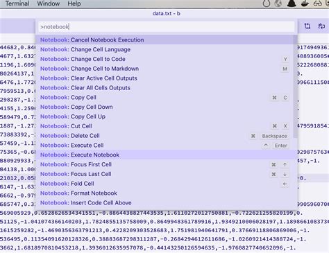 Notebook Commands Show When No Notebook Active Issue Microsoft Vscode Github