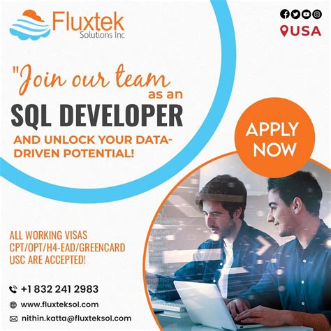 Sqldeveloper Dataanalysis Jobopportunity Itcareers Joinourteam